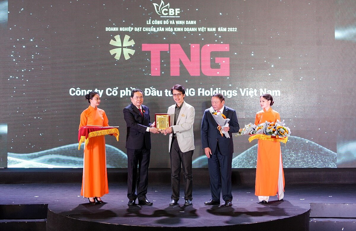 TNG Holdings Vietnam đạt chuẩn văn hóa kinh doanh Việt Nam - VnBusiness